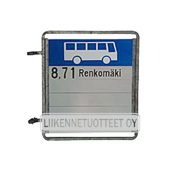 Pysäkkimerkkikehys - Laadukkaat liikennemerkit omasta tuotannostamme